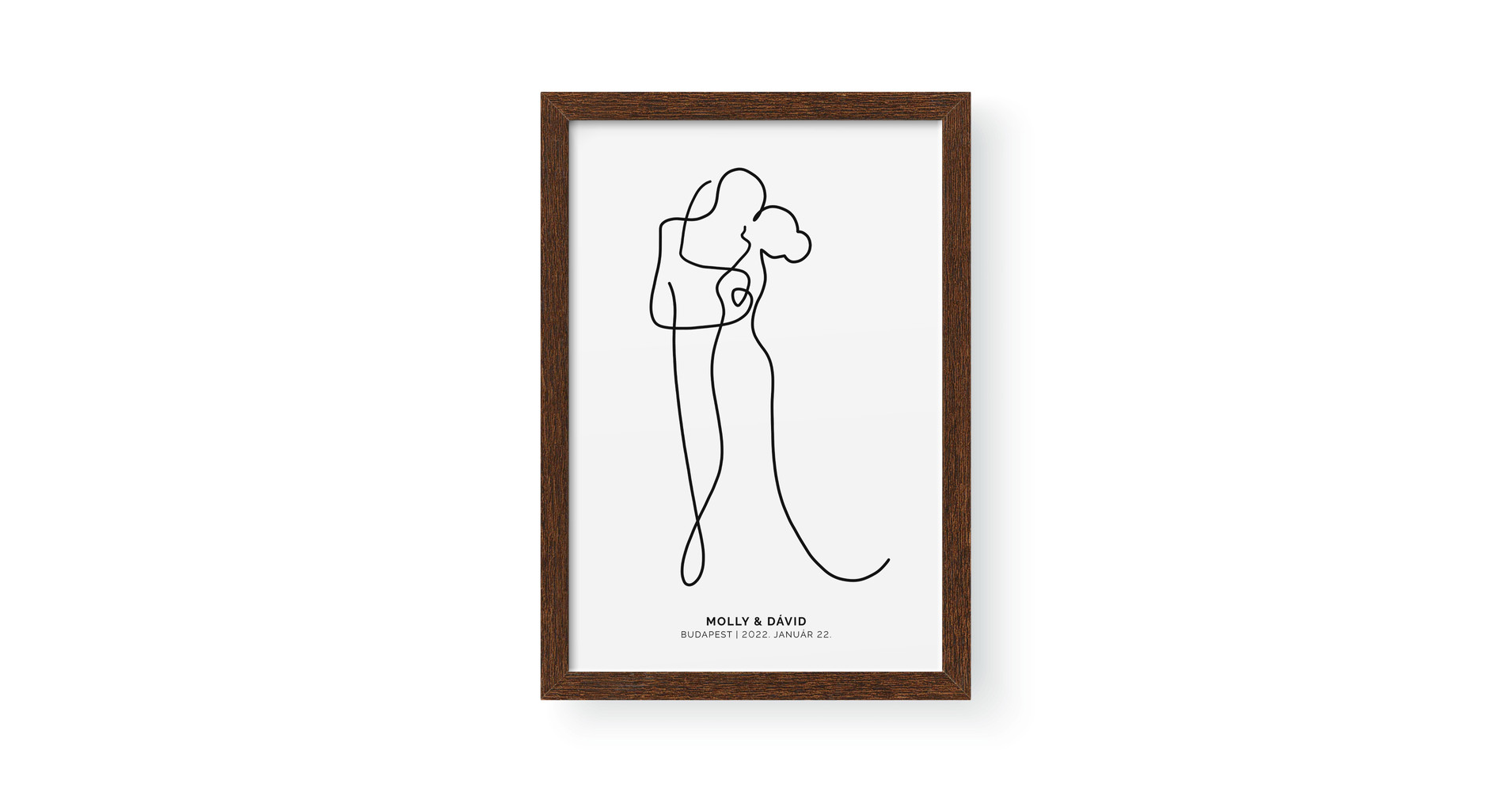 Emlékvilág | Vonalrajz: Házaspár